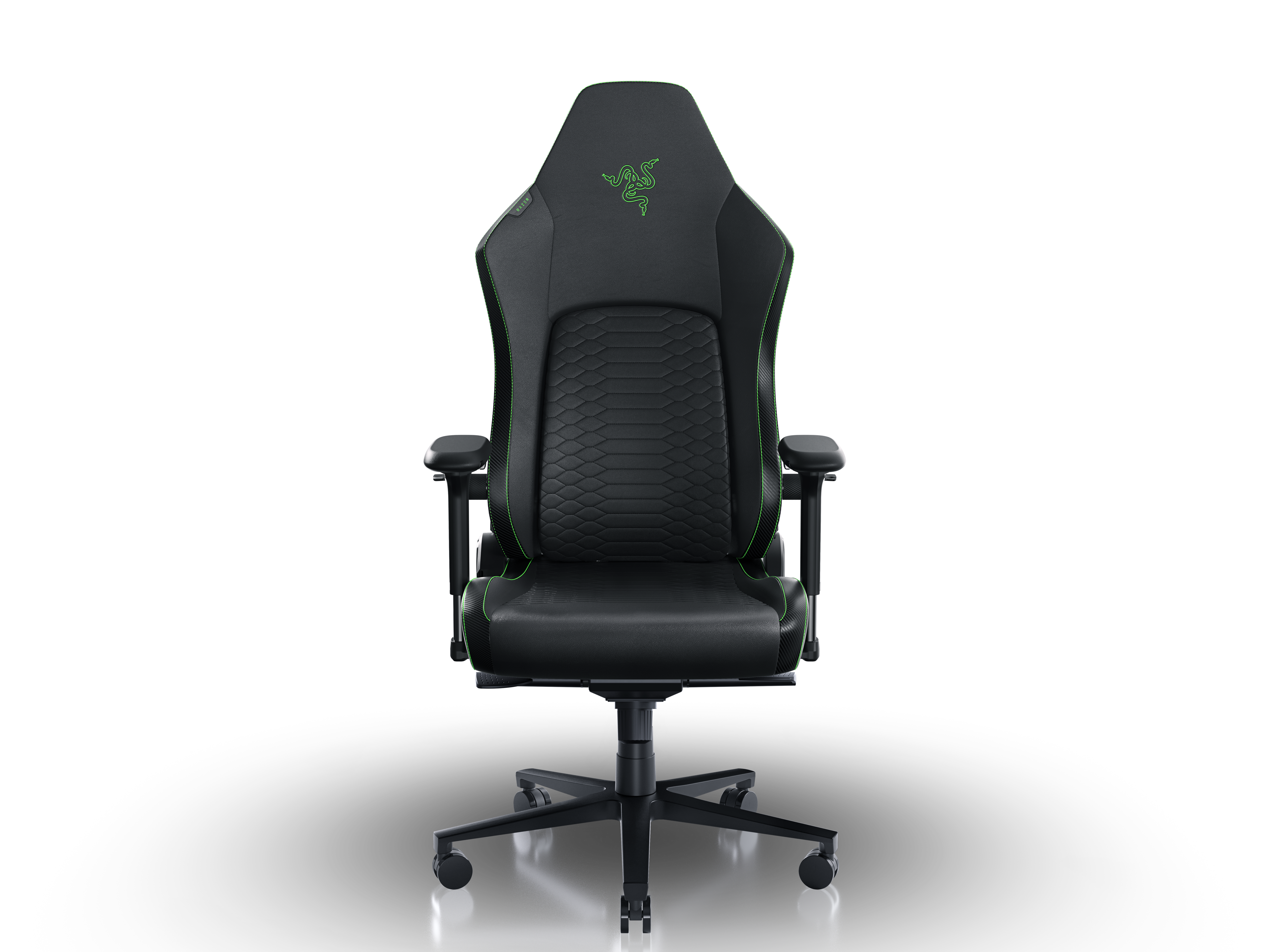 RAZER ISKUR V2 Schwarz / Grün - Gaming-Stuhl mit integrierter ...