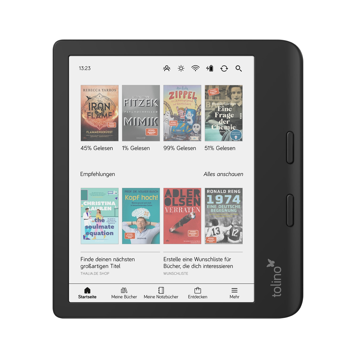 Thalia tolino vision color eBook-Reader; 7"-E-Ink-Farb-Display ++ Cyberport